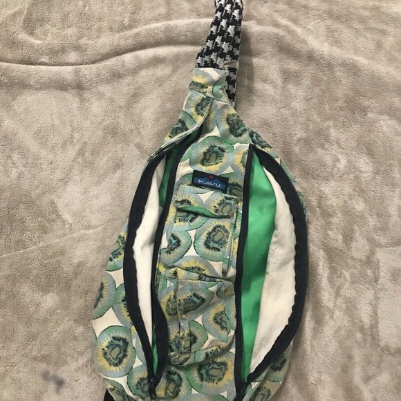 Bags | Kavu Rope Sling Bag Multicolored Crossbody One Shoulder Backpack ...